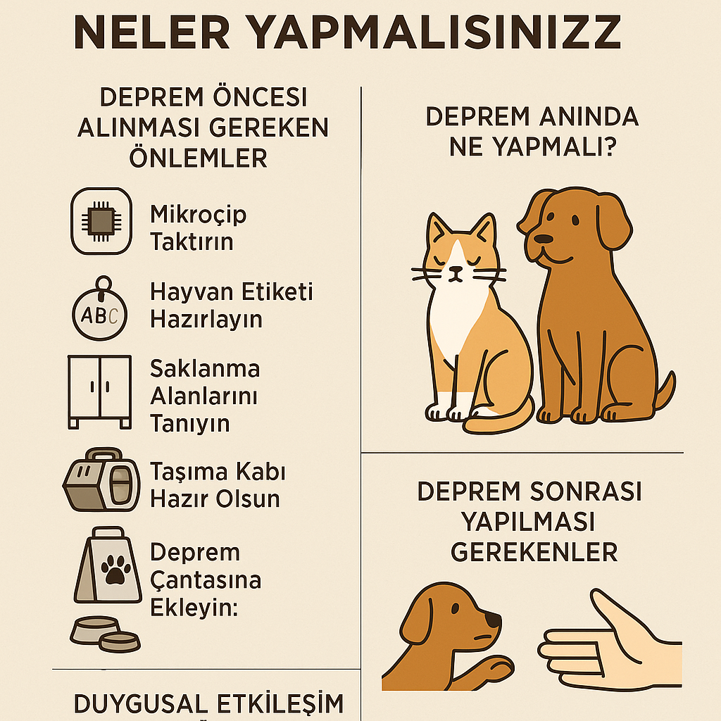 Evcil Hayvanlar İçin Deprem Güvenliği: Neler Yapmalısınız?